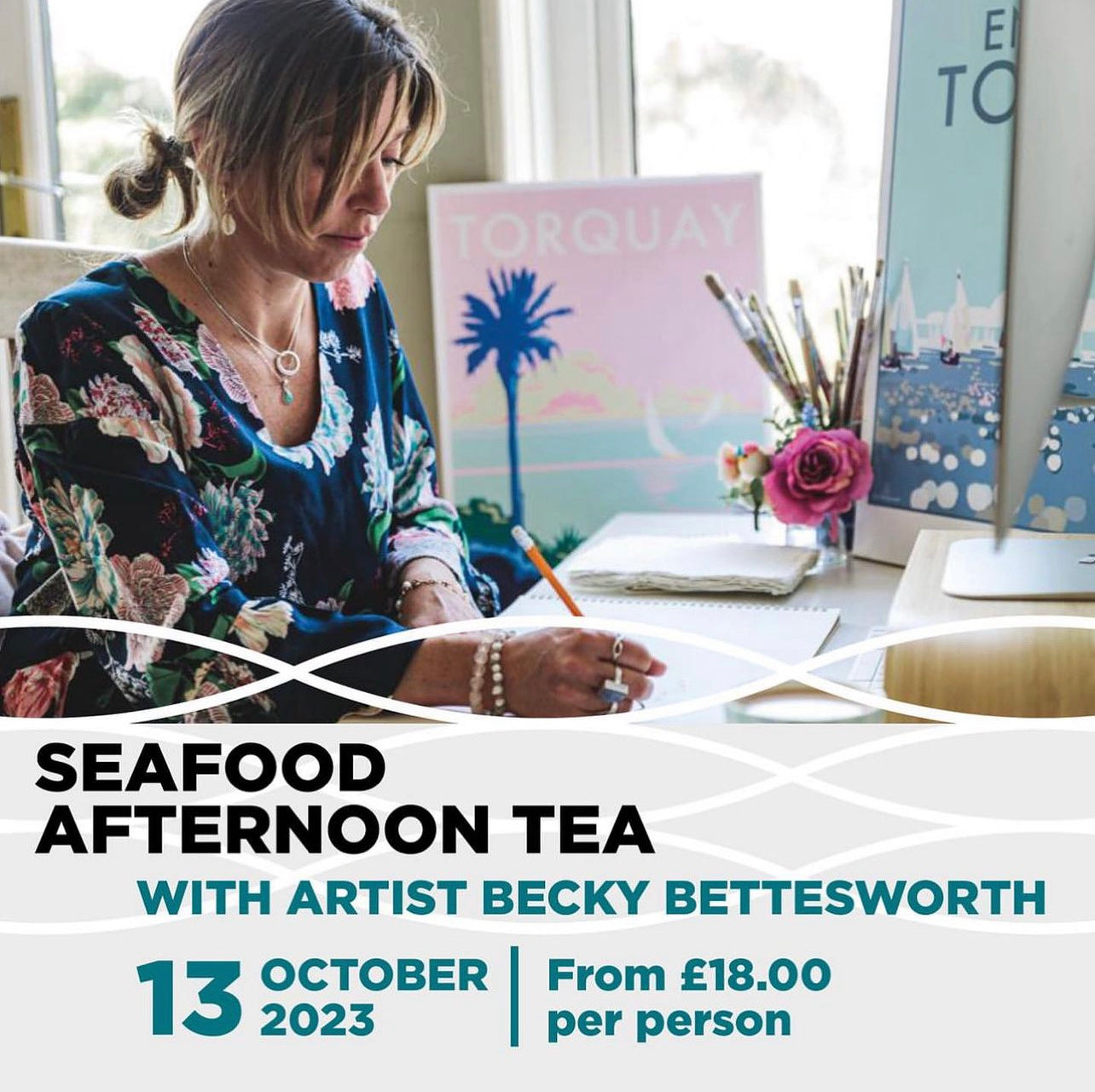 Afternoon Tea with Becky Bettesworth Seafood Feast event – BeckyBettesworth