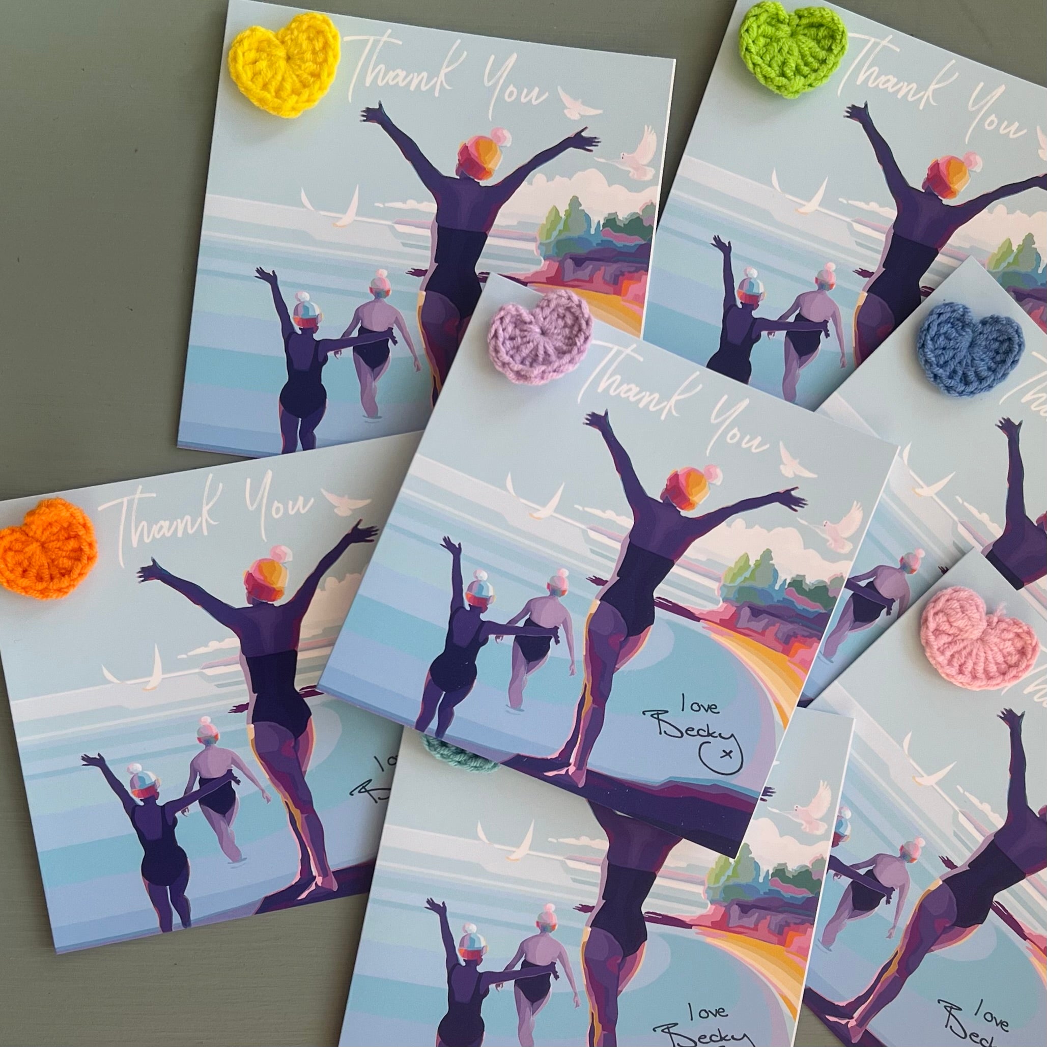 Free handmade pocket Hearts! 💗💛💜💚🧡 – BeckyBettesworth