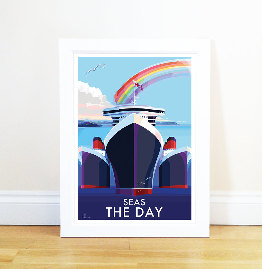 Seas the Day - Becky Bettesworth Vintage Travel Poster and Seaside ...